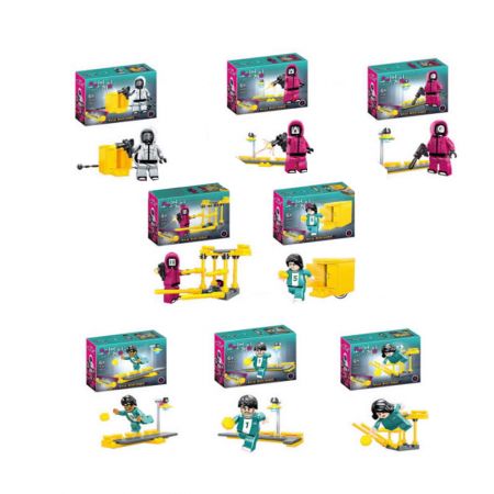 Squid Game Blocks 8 Pcs Set 5+ Years - Makhsoom