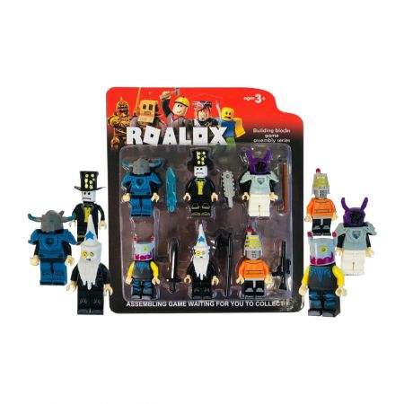 Set of Men Compatible With Roblox Lego 6 Pcs 3+ Years - Makhsoom