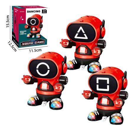 Squid Game Spinning Moving Waist Robot 1+ Years - 15.5 x 12.5 x 11.5 cm ...