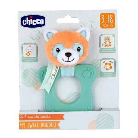 Chicco T- Red Panda Rattle 3+ Months - Makhsoom