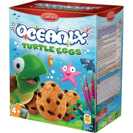 Cuetara Oceanix Turtle Eggs Cookies - 105 g - Makhsoom