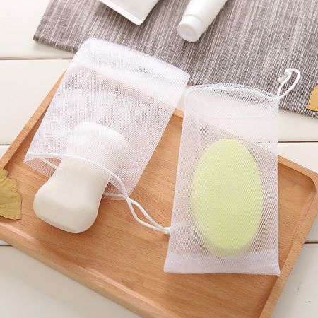 Set Of Soap Foaming Mesh Soap Net 3 Pcs - Makhsoom