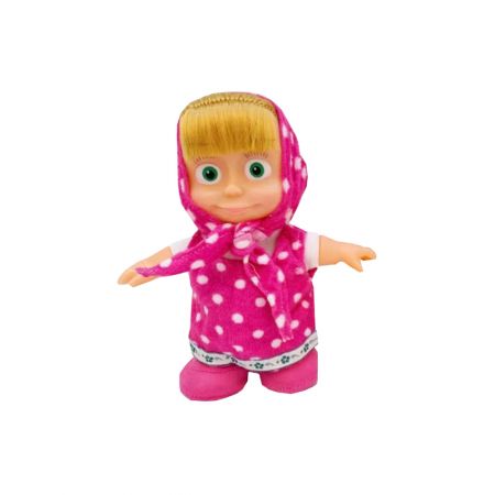 Masha Action Figure Electric Plush Toy 3+ Years - Red - Makhsoom