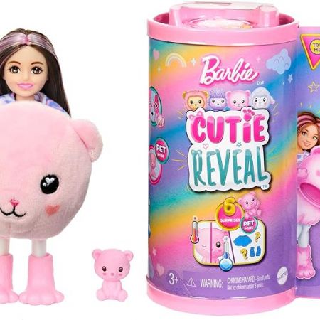 Barbie Chelsea Cutie Reveal Series Comfort T-Shirt with 6 Surprises 3 ...