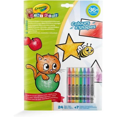 Crayola Color ' n Shape Activity Book 3+ Years - Makhsoom