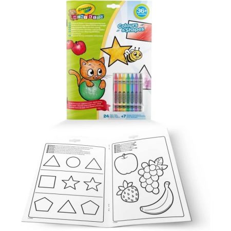 Crayola Color ' n Shape Activity Book 3+ Years - Makhsoom