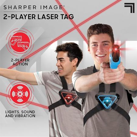 Sharper Image 2-Player Laser Tag Set 8+ Years - 42.16 x 7.62 x 29.97 cm ...