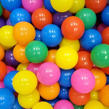 Set Of Fun Colorful Balls For Kids 50 Pcs - Makhsoom