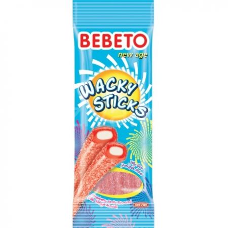 Bebeto Wacky Sticks Strawberry Vanilla Flavoured 1 Pc 75 g - Makhsoom
