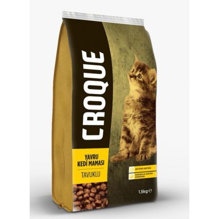 Croque Dry Food With Chicken Formula For Kitten 1.5 Kg - Makhsoom