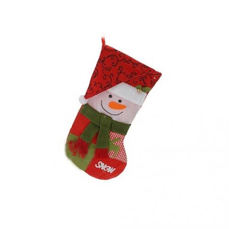 Christmas Stocking Snow Man - 46 cm - Makhsoom