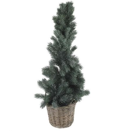 Christmas Tree In Basket - 80 cm - Makhsoom