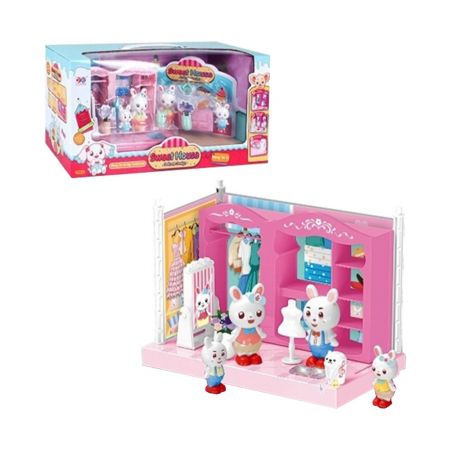 Sweet Minnie Rabbit Dressing Room 3+ Years - 43.5 x 20.5 x 15.5 cm ...