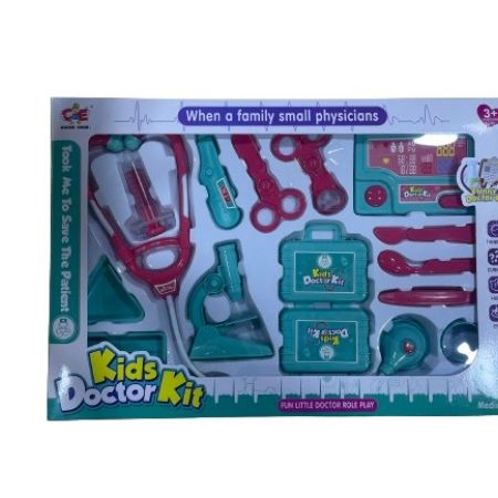 Medical Kit - Kids Pretend Play Doctor Set 14 Pcs - Makhsoom