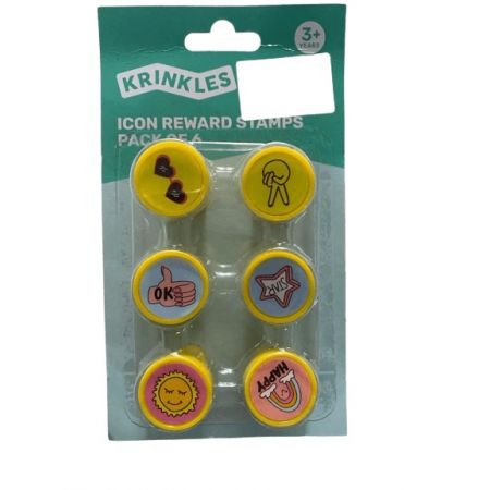 Set Of Krinkles Icon Reward Stamps 6 Pcs 3+ Years - Makhsoom