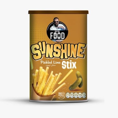 Dr. Food Sunshine Stix Pickled Lime Potato Chips 45 g - Makhsoom
