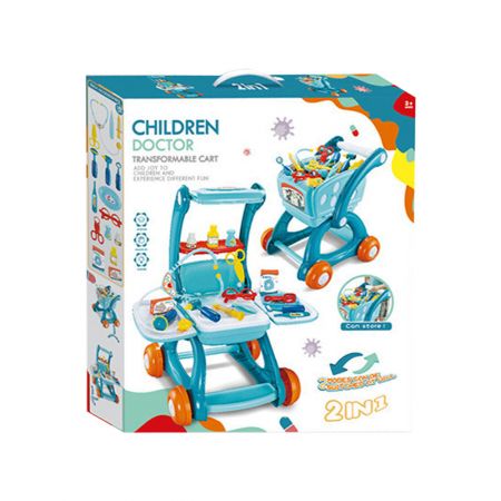 Children Doctor Transformable Cart Set 3+ Years - 64 x 56 x 9.5 cm ...