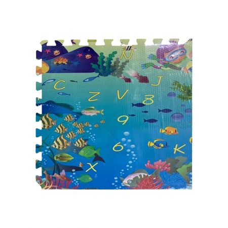 Baby Sea Floor Play Mat Pack Of 4 Pcs 3+ Years - 60 x 60 cm - Makhsoom