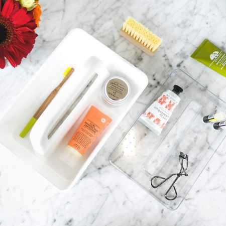 Madesmart Stack Collection Handle Bin With Two-Compartments 26.36 x 17. ...