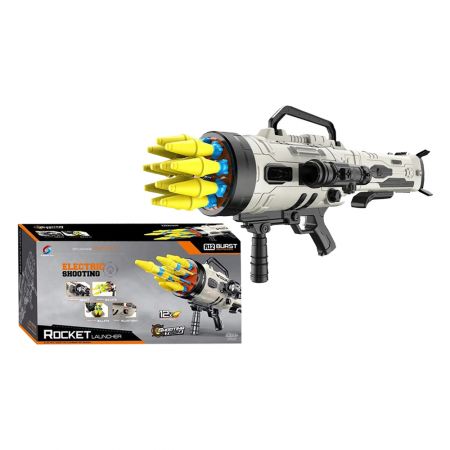 Battery Operated Toy Rocket Launcher Gun With Bullets 6+ Years - 60.2 x ...
