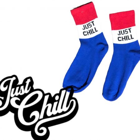Pair Of Middle Socks Just Chill - Size 36-41 - Makhsoom