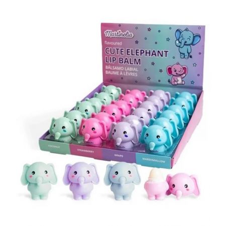 Martinelia Cute Elephant Lip Balm Assorted 1 Pc 6+ Years - Makhsoom