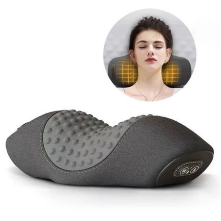 Cervical Neck Sleeping Pillow Hot Compress Relax Neck Massage - Makhsoom