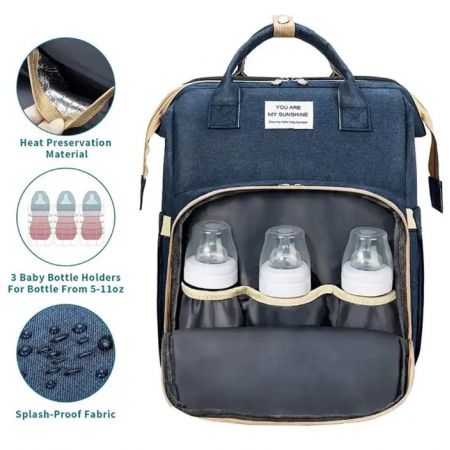 Multi-Functional Diaper Bag Backpack Travel Baby Nursing Bag Large ...