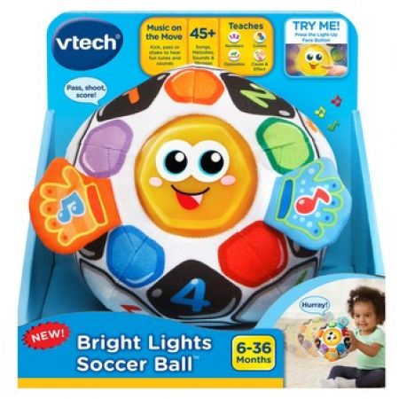 Vtech Bright Lights Soccer Ball 6+ Months - Makhsoom