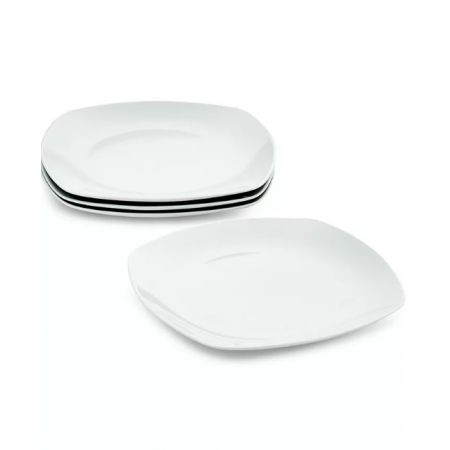 Set Of Porcelain Square Plate 6 Pcs 18.5 x 18.5 cm - Makhsoom