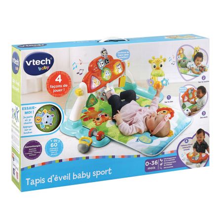 Vtech 4 In 1 Baby Sport Play Mat French Version 0+ Months - Makhsoom