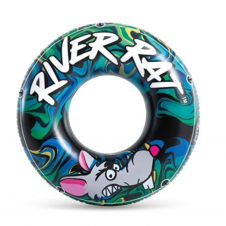 Intex River Rat Swim Tube Pool Float 9+ Years - 120 cm - Makhsoom