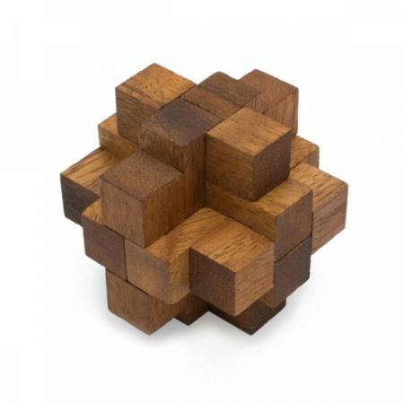 Buzzles 3D Interlocking Wooden Jigsaw Puzzle Supernova - 7 x 7 x 5.5 cm ...