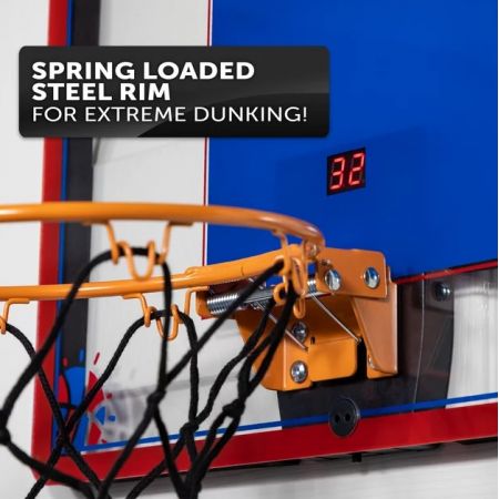 Pop-a-Shot Slam Dunk Over-The-Door Mini Arcade Basketball Hoop ...