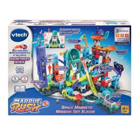 Vtech Marble Rush Marble Track - Space Magnetic Mission Set French ...