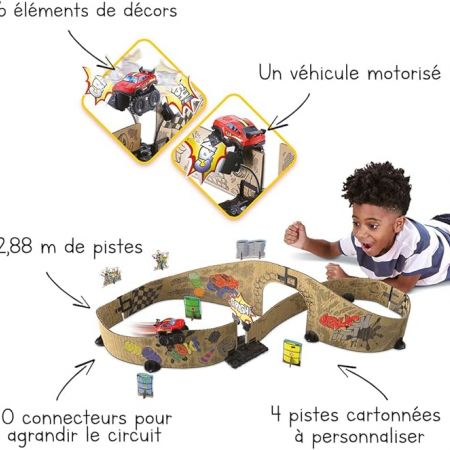 Vtech Car-Board Racers - Monster Tracks Circuit French Version 5+ Years ...