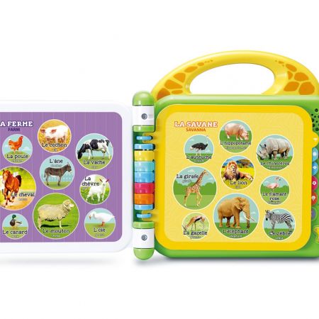 Vtech My Bilingual Animal Picture Book English-French 2+ Years - Makhsoom