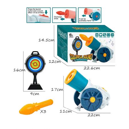 Rocket Target Launcher Game For Autism Shooting 3+ Years - 22.6 x 14.5 ...