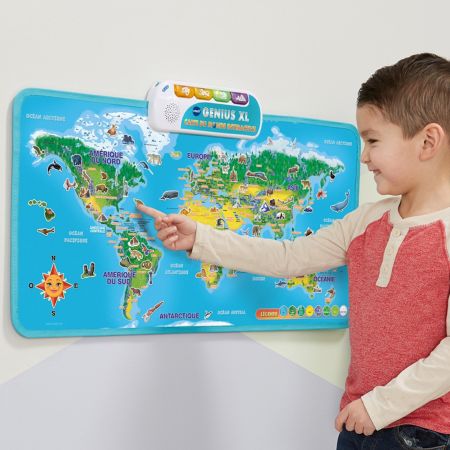 Vtech Genius XL - Interactive World Map French Version 6+ Years - Makhsoom