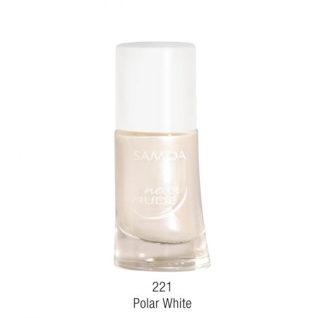 Samoa Nail Polish Never Nude Enchanted AURA - 221 - Polar White - Makhsoom