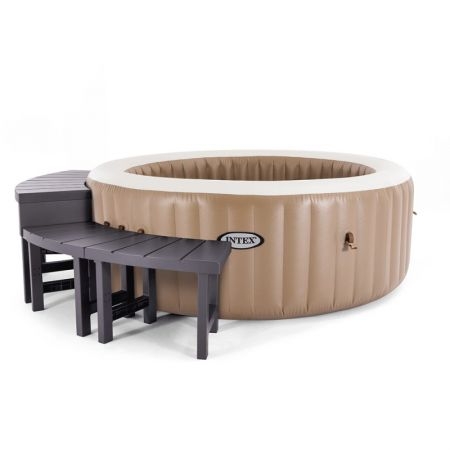 Intex 2 Medium And 2 Tall Spa Bench Set - 221 x 100.5 x 11.8 cm - Makhsoom