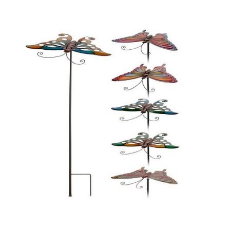 Garden Pick Butterfly Assorted Color 1 Pc - 92 cm - Makhsoom