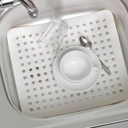 Wenko Sink Mat 31 x 26.5 cm - White - Makhsoom