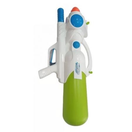 Splash And Fun Water Pistol with Pump Function 33 cm - White - Makhsoom