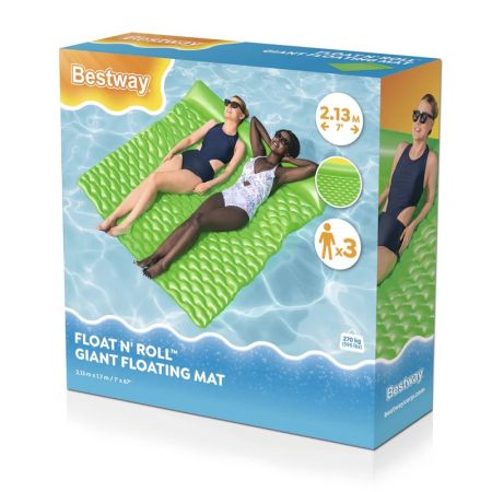 Bestway Float n' Roll Giant Floating Mat 14+ Years - 213 x 170 cm ...