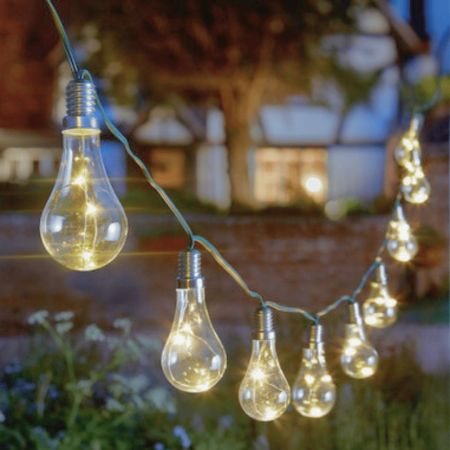 Battery Operated 10PK Bulb String Lights 2.1 m - Makhsoom