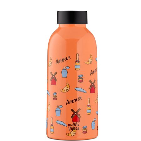 Mama Wata Insulated Bottle Paris 5+ Years - 470 ml - Makhsoom