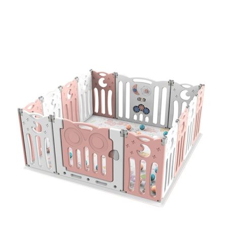 Colorful Game Board Playpen - Pink - Makhsoom