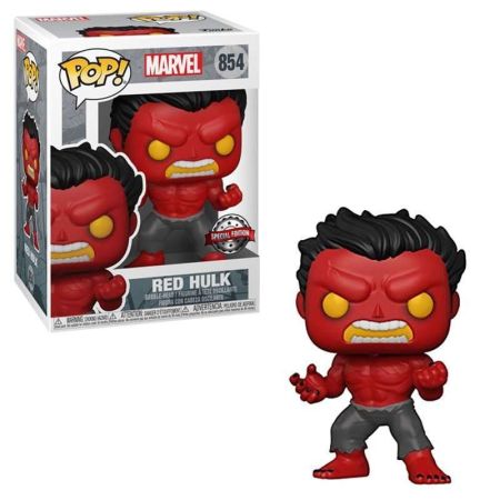 Funko Pop Marvel Hulk - Red Hulk 3+ Years - 10 cm - Makhsoom