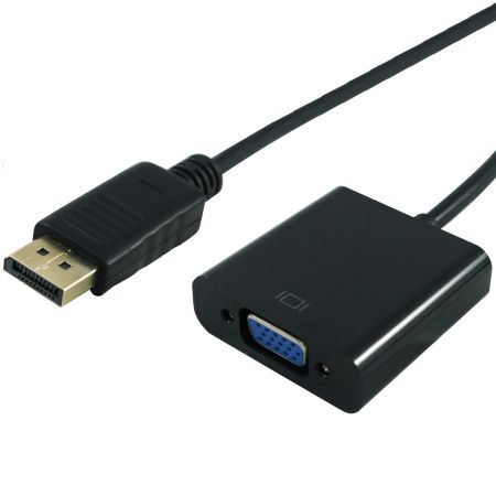 Conqueror Cable Display to VGA Male to Female White -1920 X 1080 60HZ ...